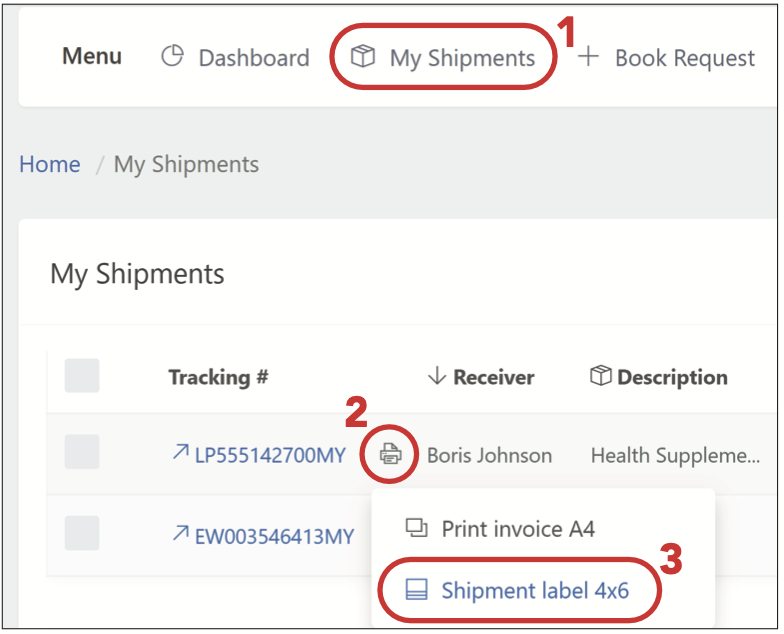 How to print shipping labels - Flickpost